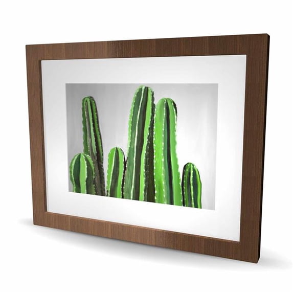 Begin Home Decor C1FM1620DM1UEE 16 x 20 in. Cactus Candles - Floral ...