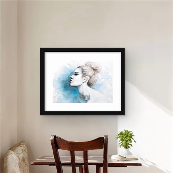 Begin Home Decor C1FM1620IAZ3LX 16 x 20 in. Watercolor Abstract Girl ...