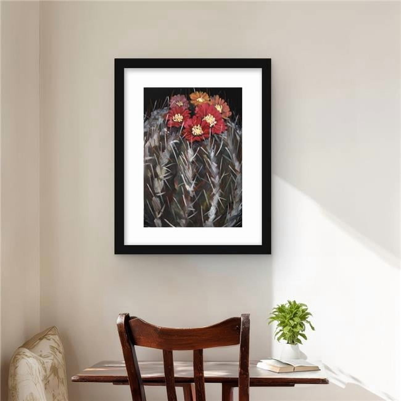 Begin Home Decor C1FM1620P84V5X 16 x 20 in. Mammillaria Cactus in Bloom ...
