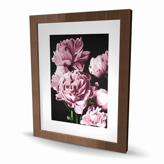 Begin Home Decor C1FM1620ZRGEYS 16 x 20 in. Pink Peonies - Botanical ...