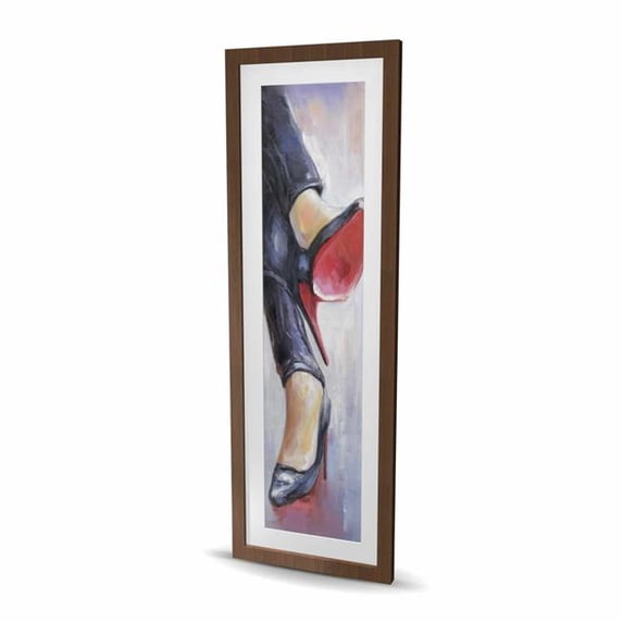 Begin Home Decor C1FM1648CD7BLK 16 x 48 in. Crossed Legs & High Heels ...