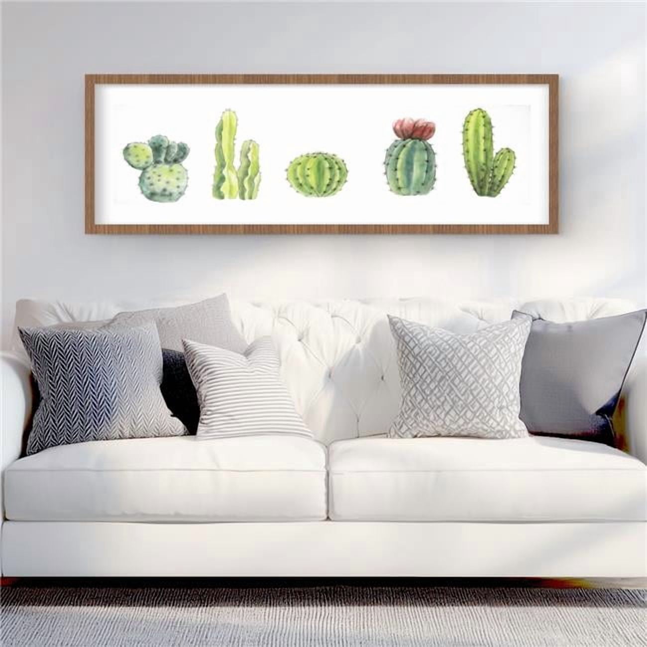 Begin Home Decor C1FM1648NWUCKC 16 x 48 in. Tiny Cactus Set - Floral ...