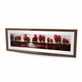 Begin Home Decor C1FM1648YHDE4C 16 x 48 in. Red Trees - Framed Matted ...