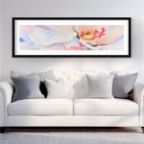 Begin Home Decor C1FM20604E8ADS 20 x 60 in. Pastel Colored Flower ...