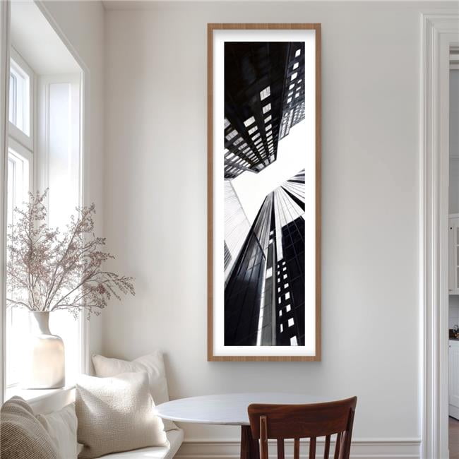 Begin Home Decor C1FM2060L4IKCG 20 x 60 in. Low-Angle View of the City ...