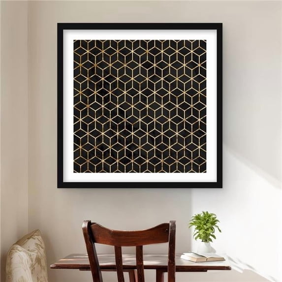 Begin Home Decor C1FM24243N2GVI 24 x 24 in. Symmetry Bedroom Pattern ...