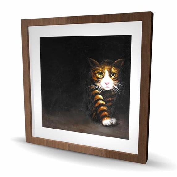 Begin Home Decor C1FM2424669U03 24 x 24 in. Discreet Cat - Modern Pets ...