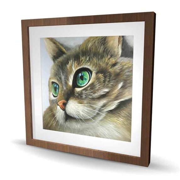 Begin Home Decor C1FM2424CAAPCM 24 x 24 in. Peaceful Cat Portrait ...