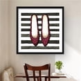Begin Home Decor C1FM2424GML7F4 24 x 24 in. Leopard Pink Shoes - Framed ...