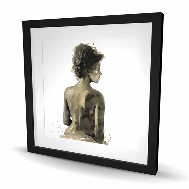 Begin Home Decor C1FM2424SQLT3O 24 x 24 in. Woman Back In Sepia ...