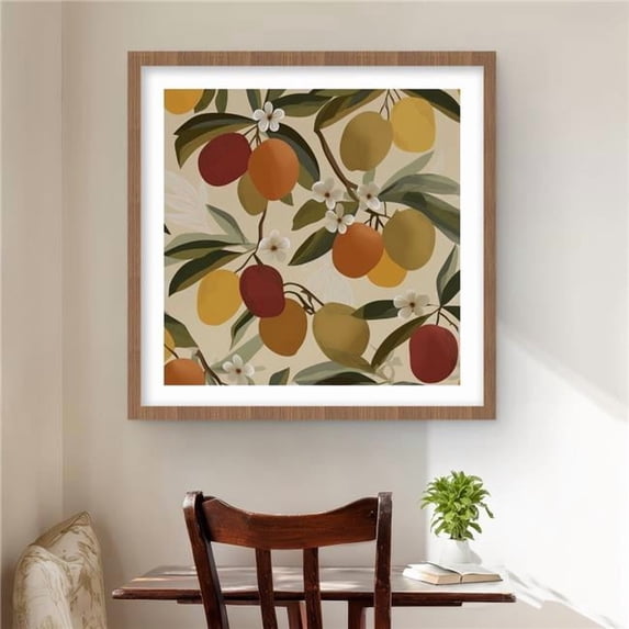 Begin Home Decor C1FM2424XEIMBA 24 x 24 in. Blooming Branches - Floral ...