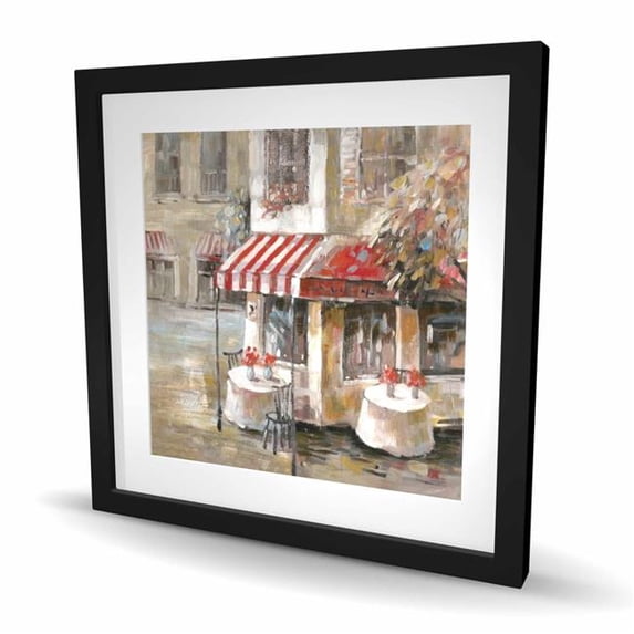 Begin Home Decor C1FM2424YA24FD 24 x 24 in. Sunny Restaurant Terrace ...