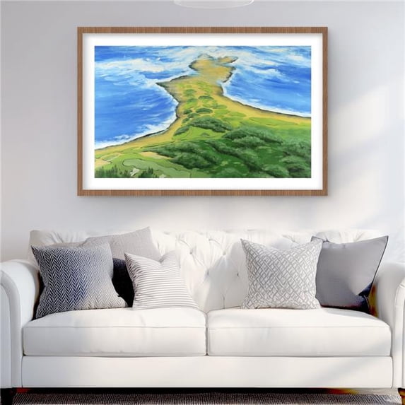 Begin Home Decor C1FM24364L6QLC 24 x 36 in. Golf Course on the Coast ...
