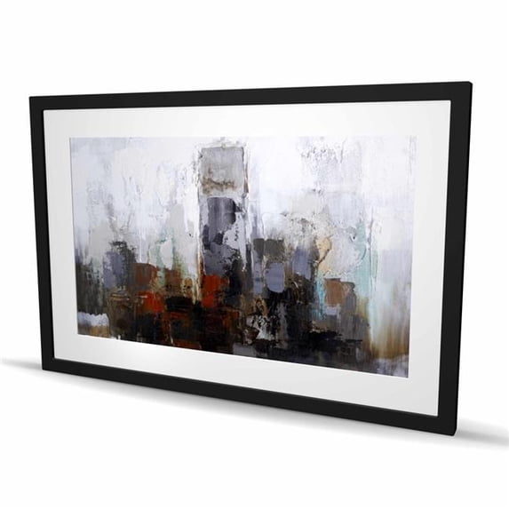 Begin Home Decor C1FM24365RU40M 24 x 36 in. Obscure Buildings ...