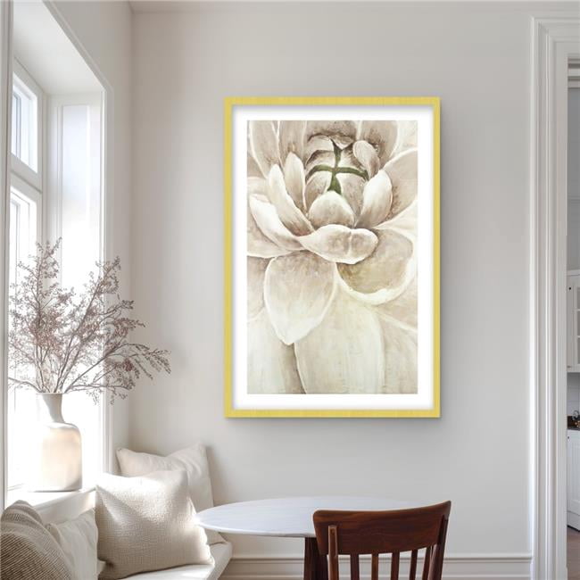 Begin Home Decor C1FM2436H1F8Z9 24 x 36 in. Delicate Chrysanthemum ...