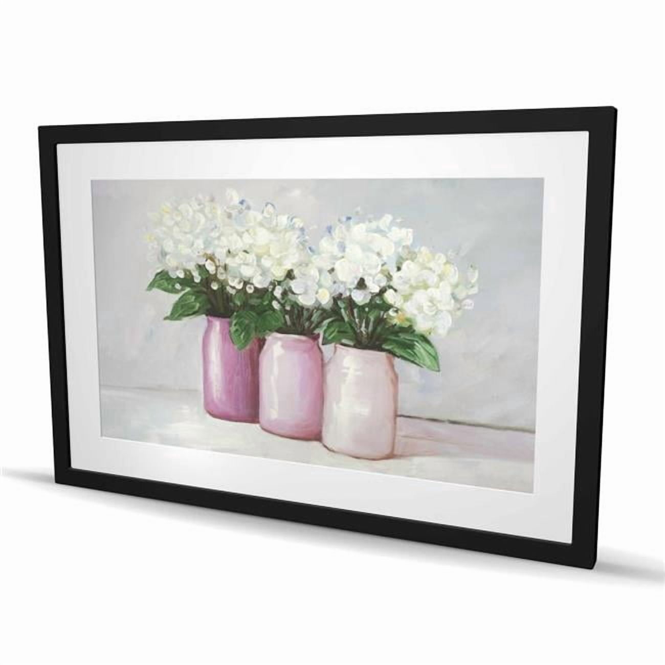 Begin Home Decor C1FM2436HJINWP 24 x 36 in. Hydrangea Flowers in Pink ...