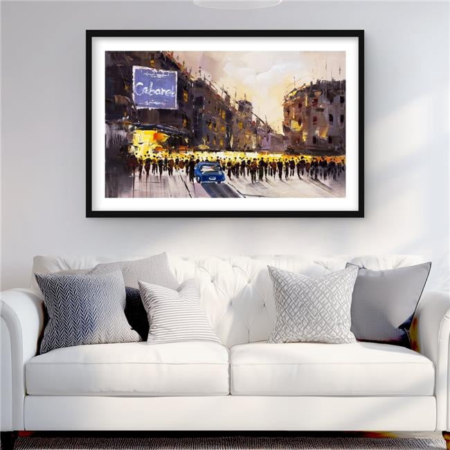 Begin Home Decor C1FM2436HNYNAZ 24 x 36 in. Ready for the Show - Framed ...