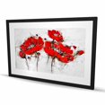 Begin Home Decor C1FM2436K5G249 24 x 36 in. Abstract Poppy Flowers ...