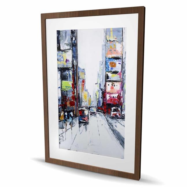 Begin Home Decor C1FM2436MJ97HQ 24 x 36 in. Time Square - Contemporary ...