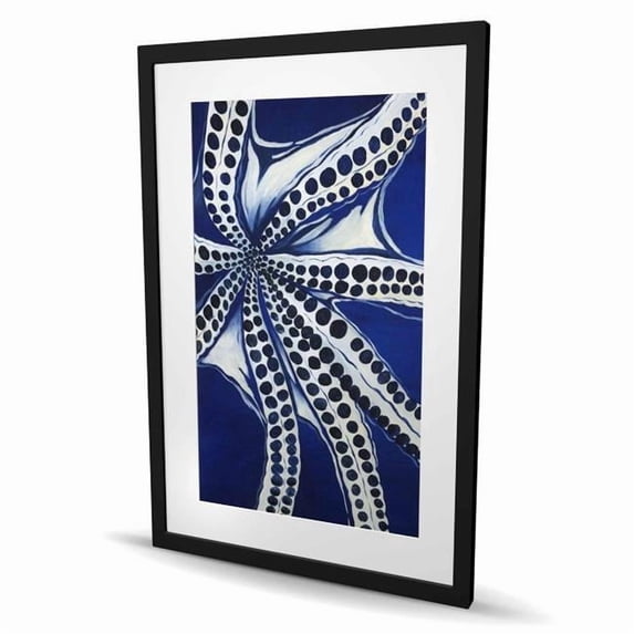 Begin Home Decor C1FM2436OOZH41 24 x 36 in. Swimming Octopus - Blue ...