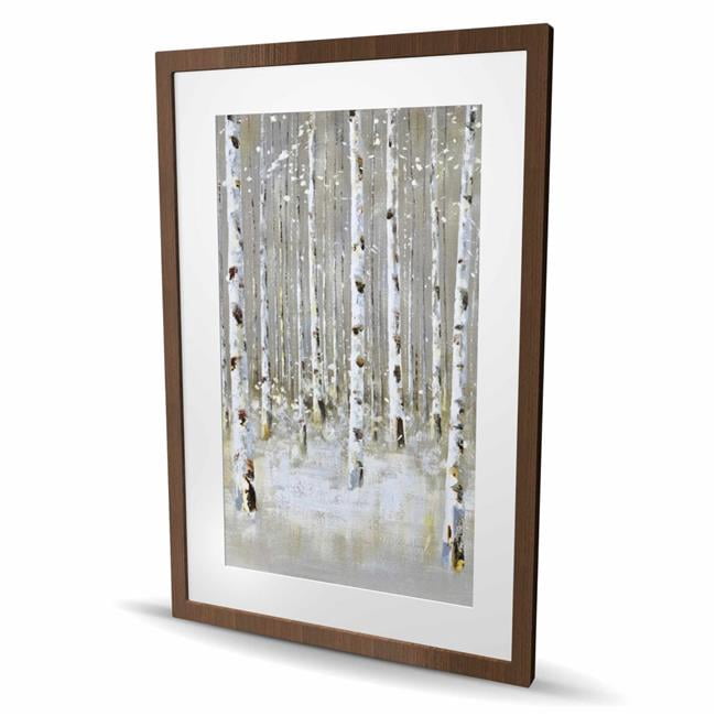 Begin Home Decor C1FM2436R52D1Z 24 x 36 in. Birch Forest by Winter ...
