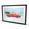 Begin Home Decor C1FM2436SSRLOP 24 x 36 in. Christmas Tree Truck ...