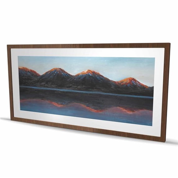 Begin Home Decor C1FM24483TXHK5 24 x 48 in. Mountains & Calm Lake ...