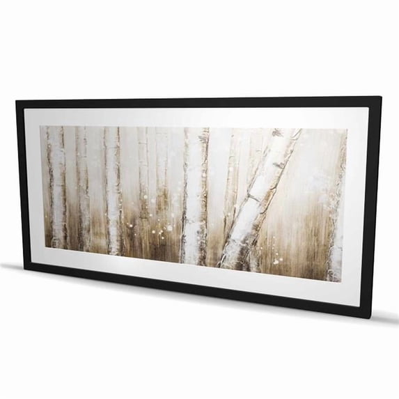 Begin Home Decor C1FM24483ZZ9P4 24 x 48 in. Texturized Abstract Forest ...