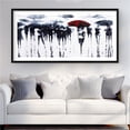 Begin Home Decor C1FM2448G7PSLM 24 x 48 in. Abstract Silhouettes Under ...