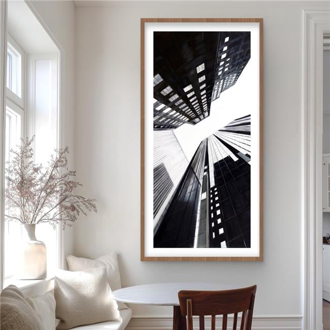 Begin Home Decor C1FM2448GCD7SJ 24 x 48 in. Low-Angle View of the City ...