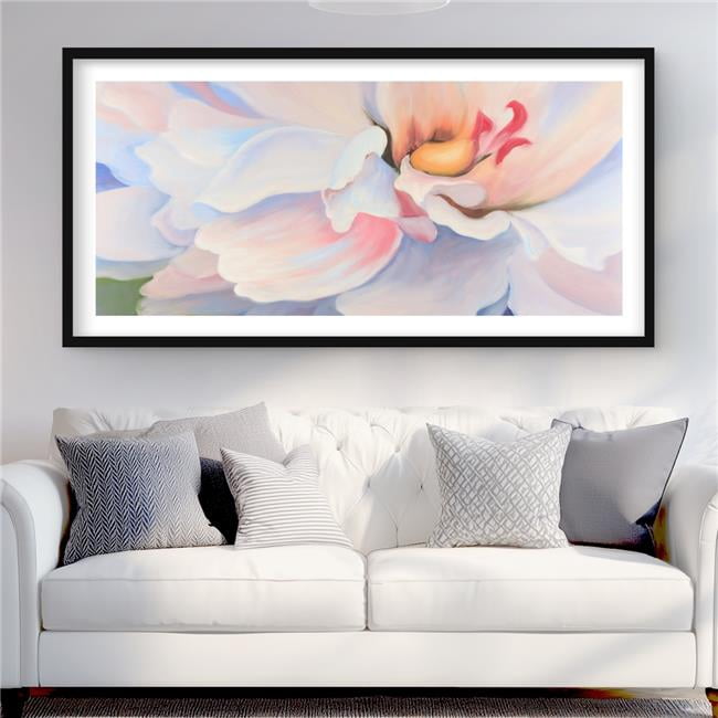 Begin Home Decor C1FM2448GZE4TR 24 x 48 in. Pastel Colored Flower ...