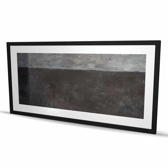 Begin Home Decor C1FM2448IYA0DH 24 x 48 in. Shades of Gray - Abstract ...