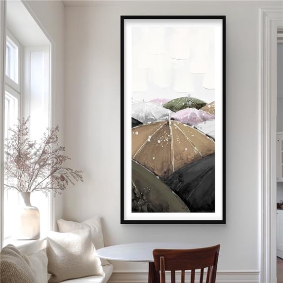 Begin Home Decor C1FM2448JDWLGI 24 x 48 in. Spring Showers - Green ...