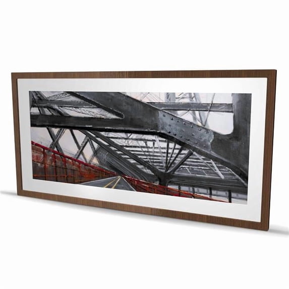 Begin Home Decor C1FM2448ML7DEG 24 x 48 in. Bridge Architecture - Red ...