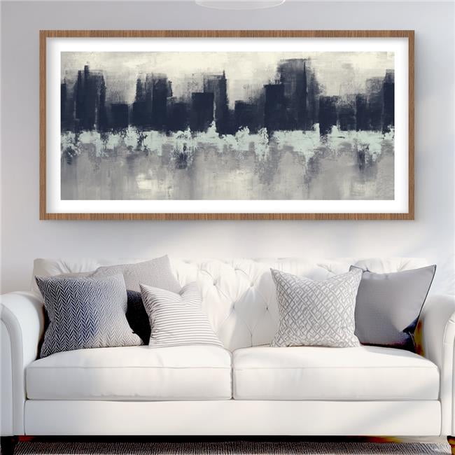 Begin Home Decor C1FM2448PQ9RC1 24 x 48 in. City by Sponge Technique ...
