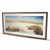 Begin Home Decor C1FM2448V9ZUXD 24 x 48 in. Abandoned Boat - Brown ...