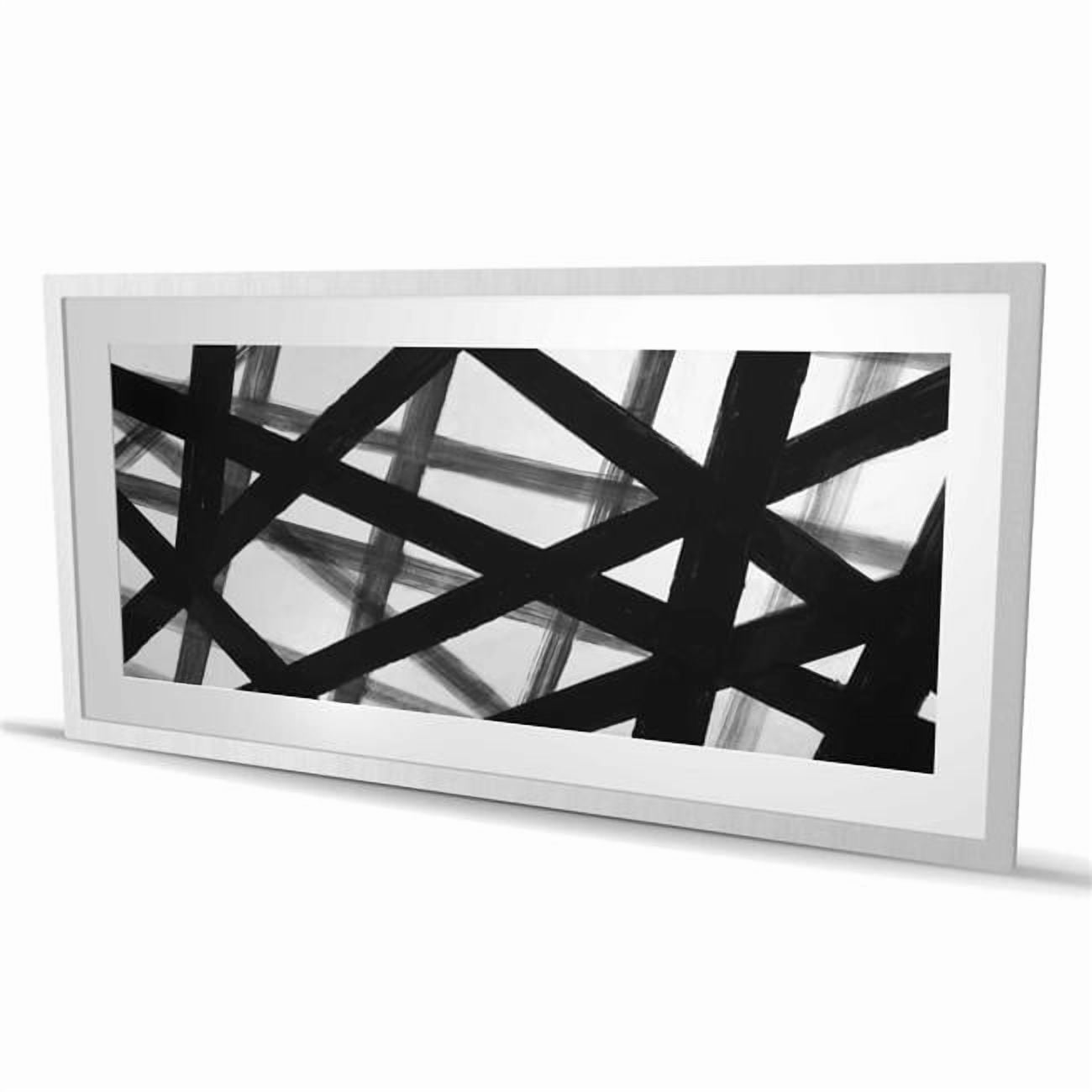 Begin Home Decor C1FM2448YS8QT3 24 x 48 in. Abstract Bold Lines ...