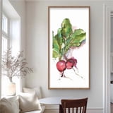 Begin Home Decor C1FM2448Z2IO3F 24 x 48 in. Watercolor Radish ...