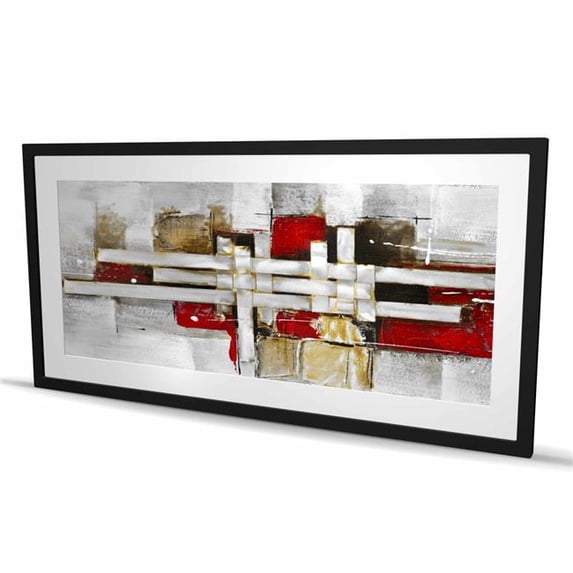 Begin Home Decor C1FM2448ZW12Z6 24 x 48 in. Abstract Intertwining ...