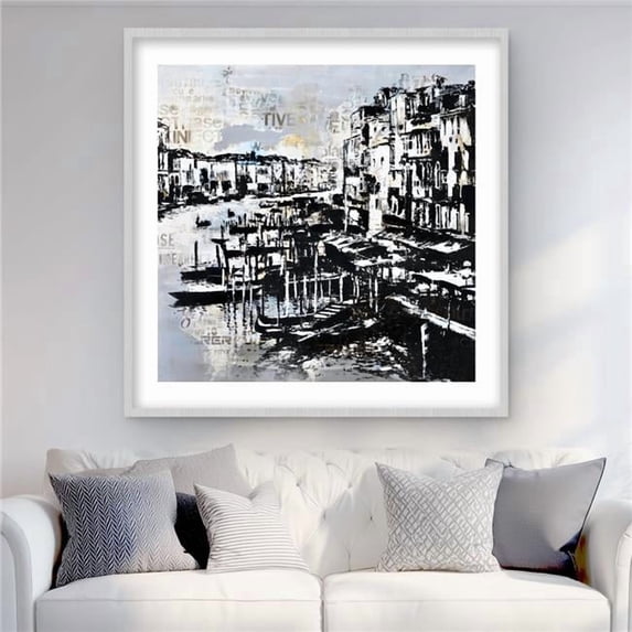 Begin Home Decor C1FM363644JHK2 36 x 36 in. Abstract Venise Port ...