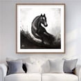 Begin Home Decor C1FM36368OFHB2 36 x 36 in. Horse in Motion - Rustic ...