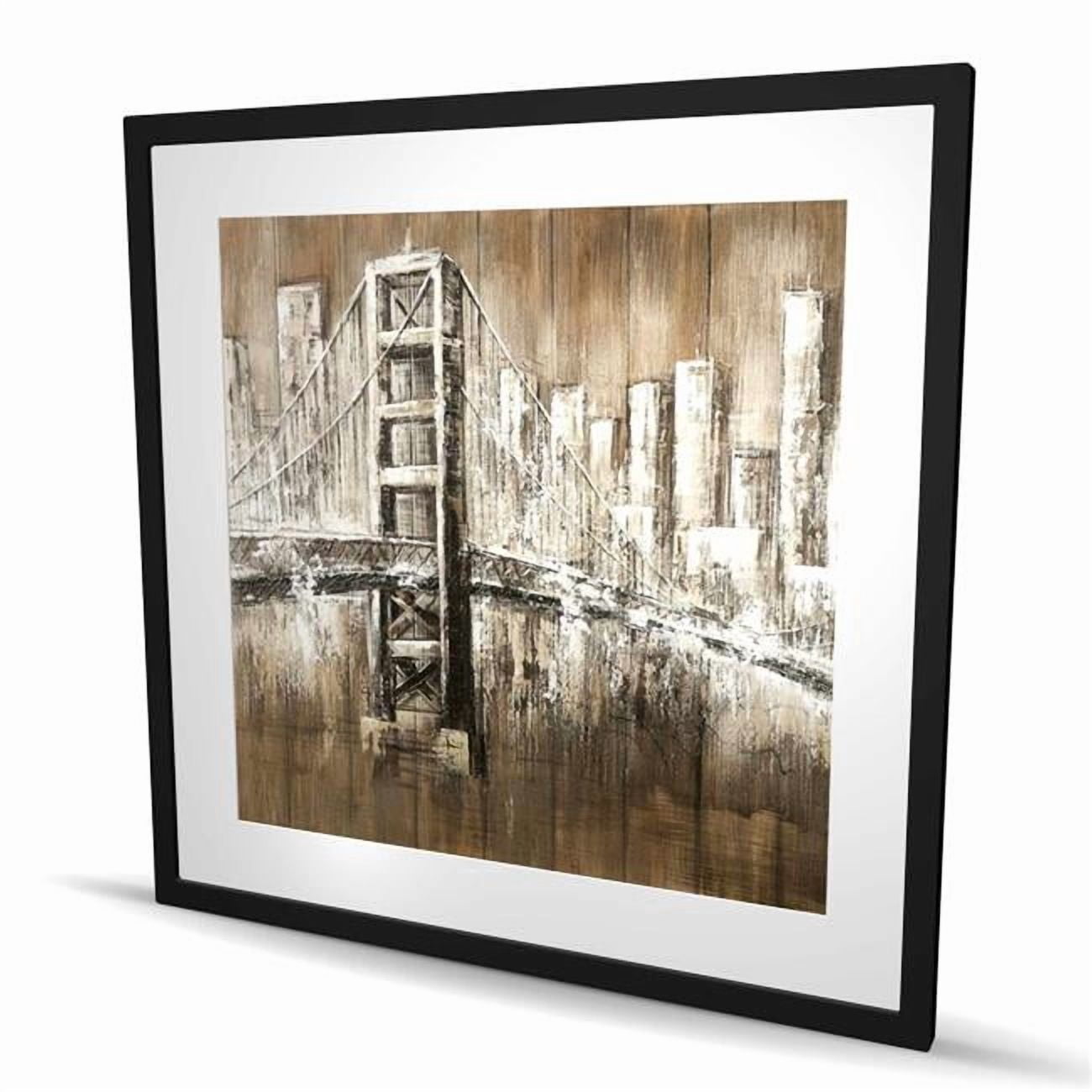 Begin Home Decor C1FM36369KUD2R 36 x 36 in. Aged Finish Golden Gate ...
