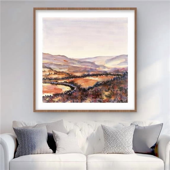Begin Home Decor C1FM3636D9HKIV 36 x 36 in. Canadian Forest Trees ...