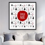 Begin Home Decor C1FM3636F7BYUA 36 x 36 in. Merry Christmas - Framed ...