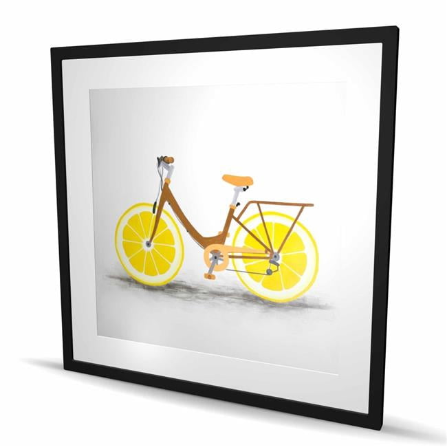 Begin Home Decor C1FM3636KL4EAL 36 x 36 in. Lemon Wheel Bike ...