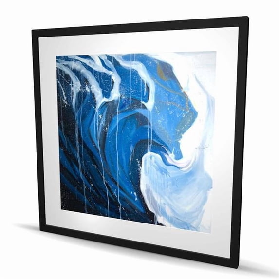Begin Home Decor C1FM3636LLUTY1 36 x 36 in. Abstract Wave in Motion ...