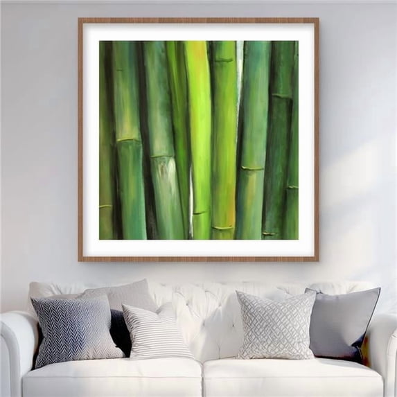 Begin Home Decor C1FM3636TLUT0Y 36 x 36 in. Green Bamboo - Landscapes ...