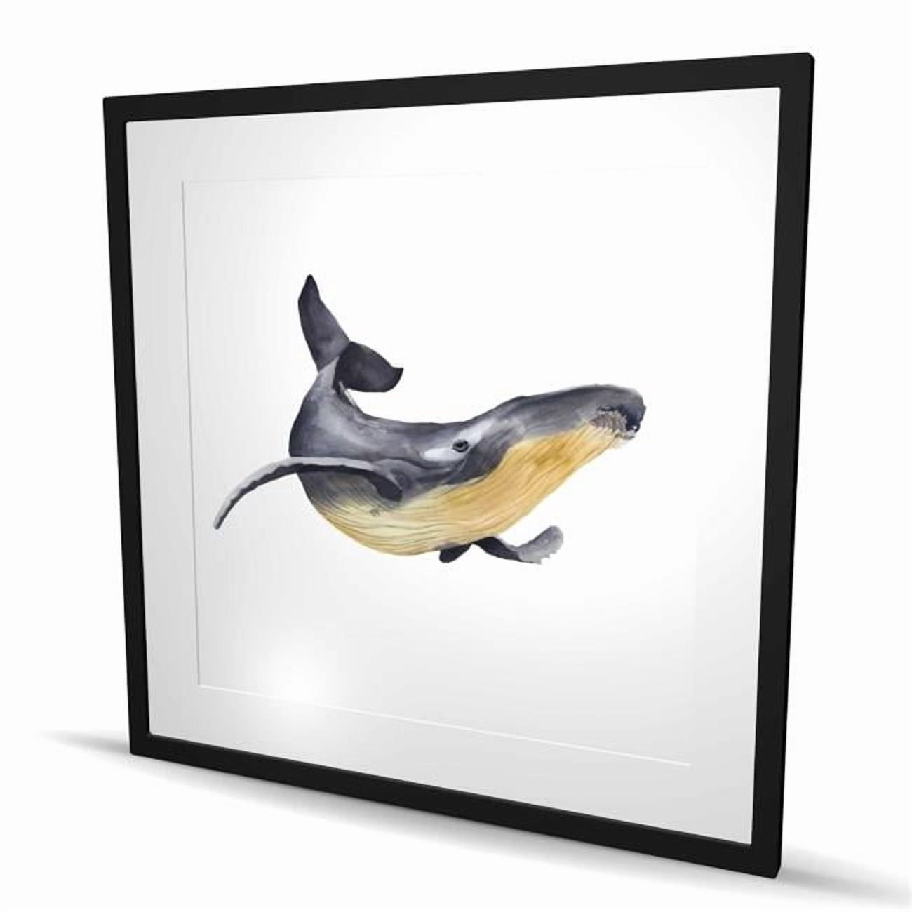 Begin Home Decor C1FM3636WRBGJG 36 x 36 in. Watercolor Blue Whale ...