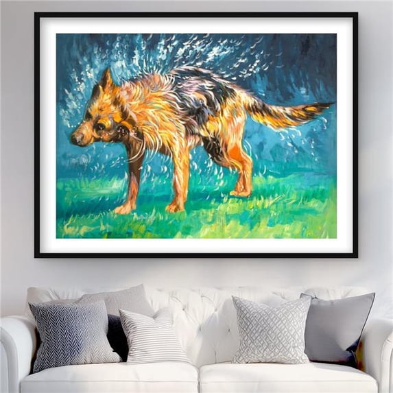 Begin Home Decor C1FM36480720WJ 36 x 48 in. Spin-Dry Wet German ...