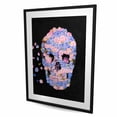 Begin Home Decor C1FM36480M7W63 36 x 48 in. Skull of Flowers in Flight ...
